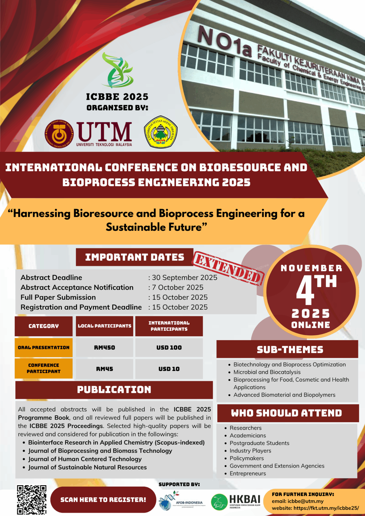 International Conference on Bioresource and Bioprocess Engineering 2025 ...
