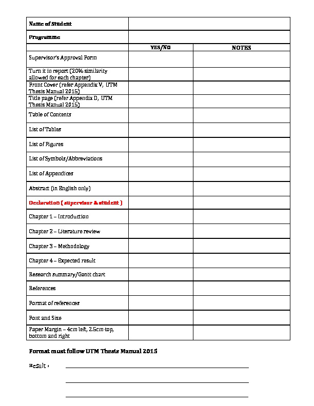 First Stage Form | Faculty of Chemical & Energy Engineering