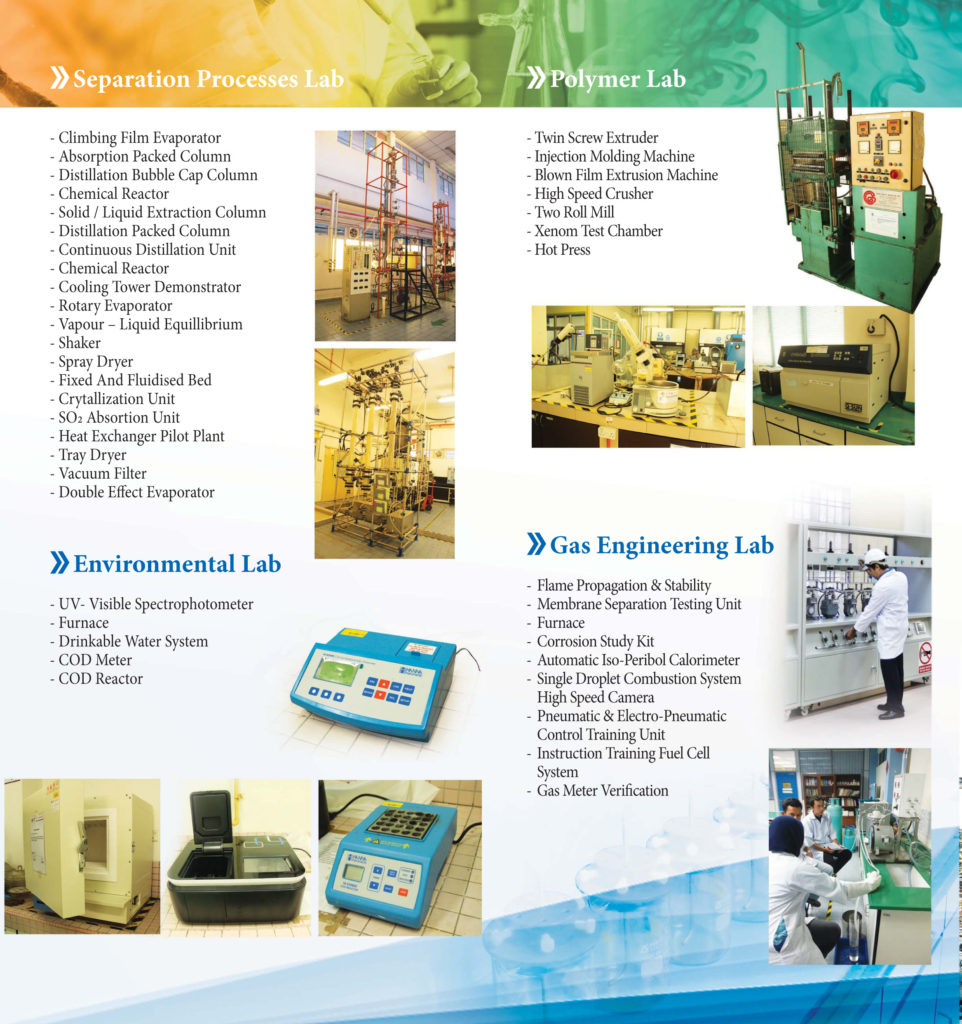 Facilities | Faculty of Chemical & Energy Engineering