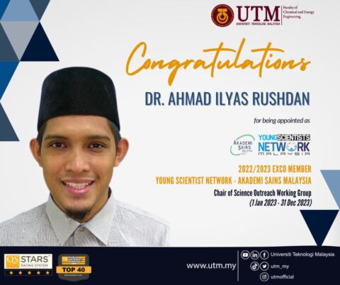 Congratulations to Dr. Ahmad Ilyas bin Rushdan | Faculty of Chemical ...